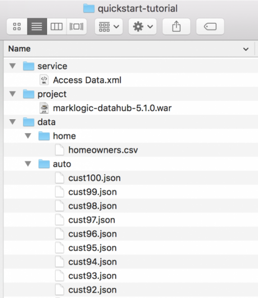 データハブ用QuickStartチュートリアル - MarkLogic Community