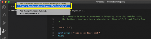 Debug MarkLogic JavaScript with VS Code - MarkLogic Community