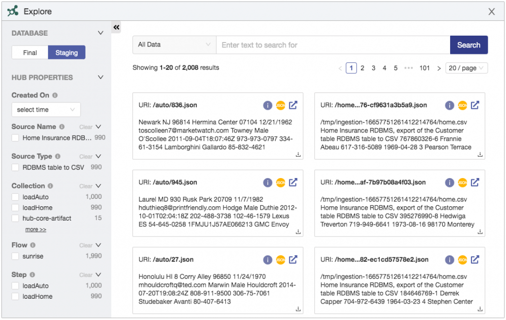 Guided Tour of MarkLogic Data Hub Service - MarkLogic Community